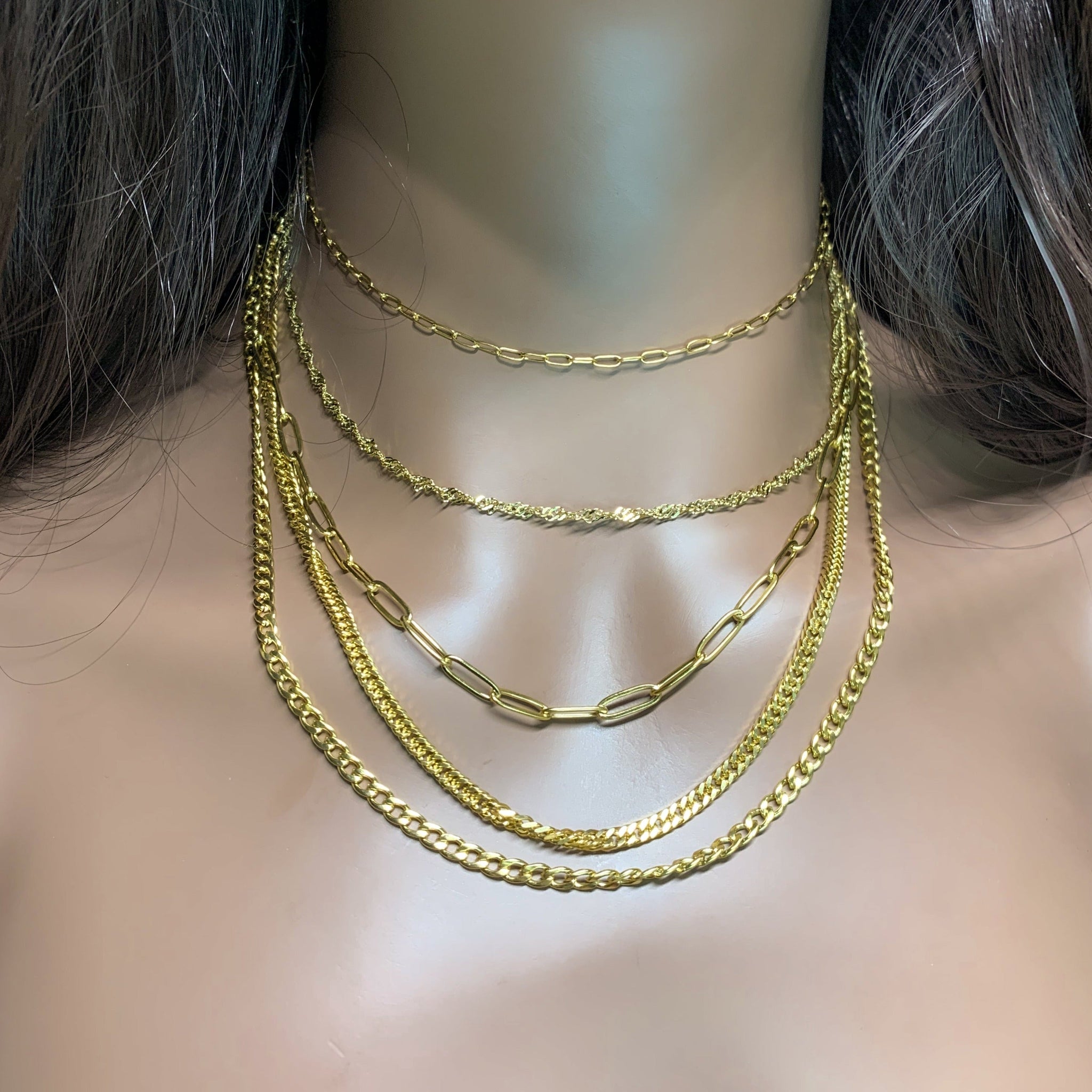 NEW LAYERING CHAINS : added even more styles – DRIP JEWELRY